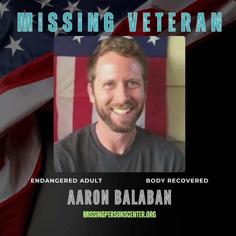 Aaron Balaban - Missing Persons Center