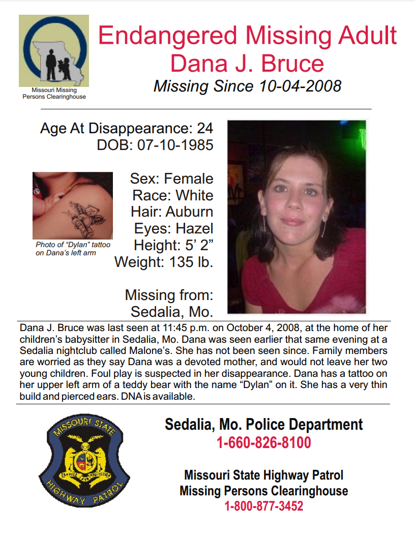 Dana Jane Bruce - Missing Persons Center