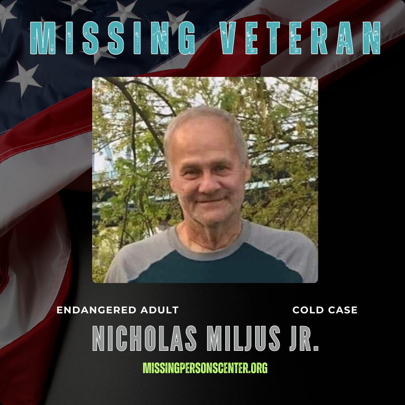Nicholas Miljus Jr. - Missing Persons Center